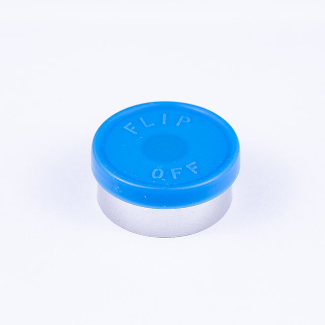 flip off cap, glass cartridge, rubber stopper, prefilled syringe, tear ...